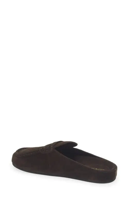 Jeffrey Campbell Miles Loafer Mule - Brown Suede