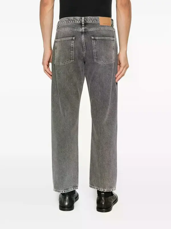 AMARANTO Logo-patch Jeans