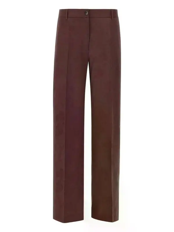 Etro Pleated Straight-leg Trousers