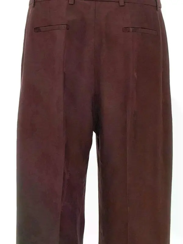 Etro Pleated Straight-leg Trousers