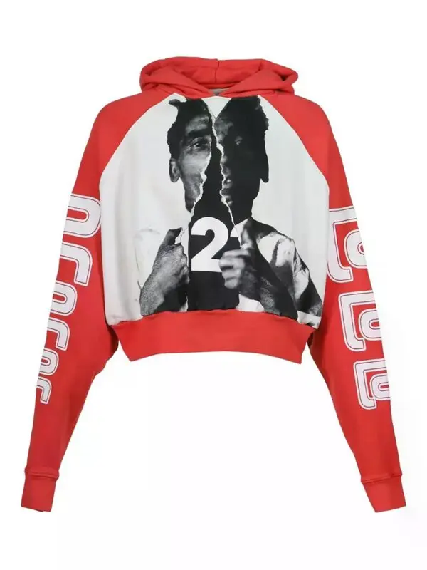 RRR123 Graphic-print Hoodie