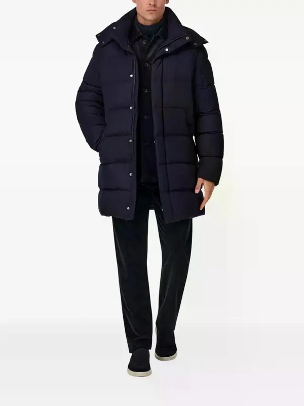 Boggi Milano Padded Coat - Blue