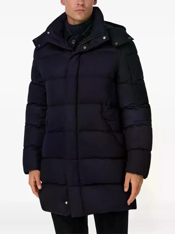 Boggi Milano Padded Coat - Blue