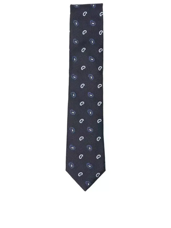 Zegna Silk Neck Tie - Blue