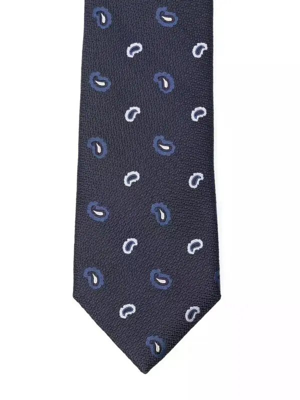 Zegna Silk Neck Tie - Blue