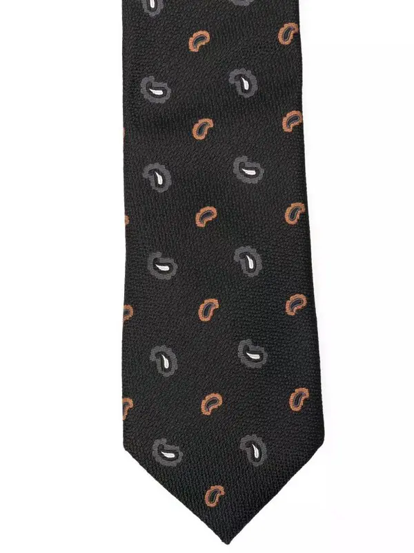 Zegna Silk Neck Tie - Black