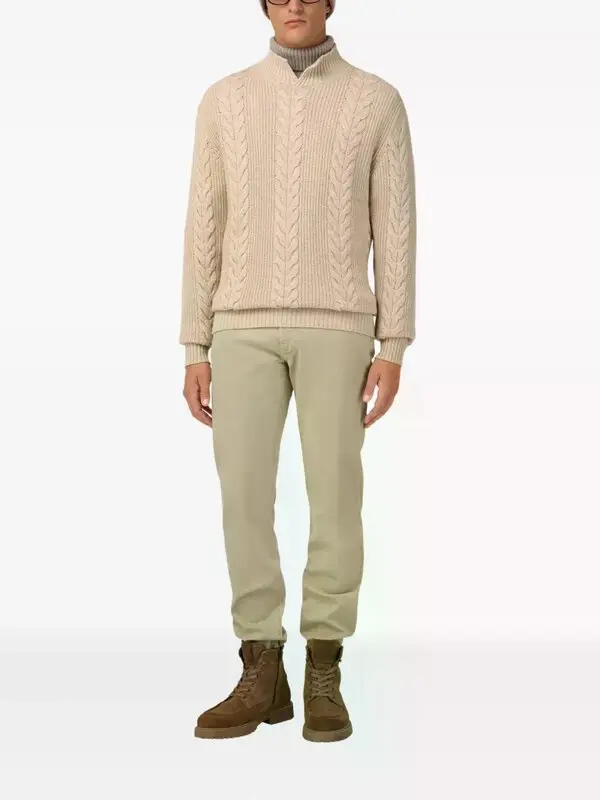 Boggi Milano Cable-knit Sweater