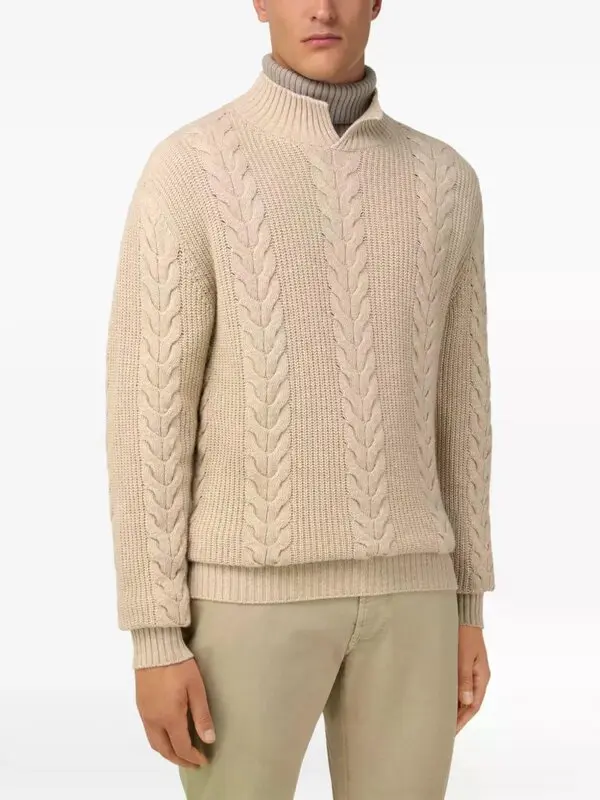 Boggi Milano Cable-knit Sweater