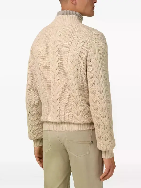 Boggi Milano Cable-knit Sweater