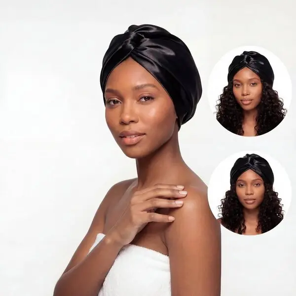 TRUE + PURE TEXTURE Satin Turban - One-color