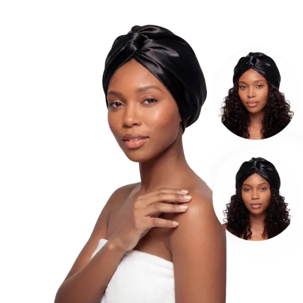 TRUE + PURE TEXTURE Satin Turban - One-color