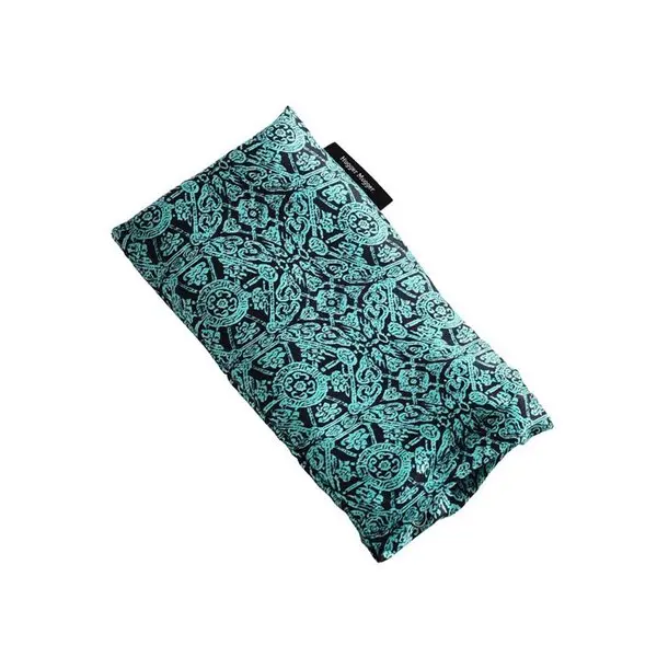HUGGER MUGGER Silk Eye Pillow With Herbal Filling - Teal