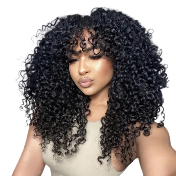 TRUE + PURE TEXTURE Sasha Curl Deep Curly Human Hair Wefts Extensions - One-color
