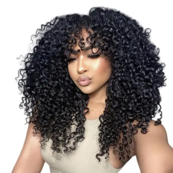 TRUE + PURE TEXTURE Sasha Curl Deep Curly Human Hair Wefts Extensions - One-color