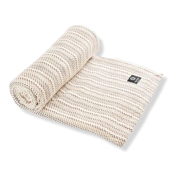 HUGGER MUGGER Cotton Yoga Blanket - Multi-blue
