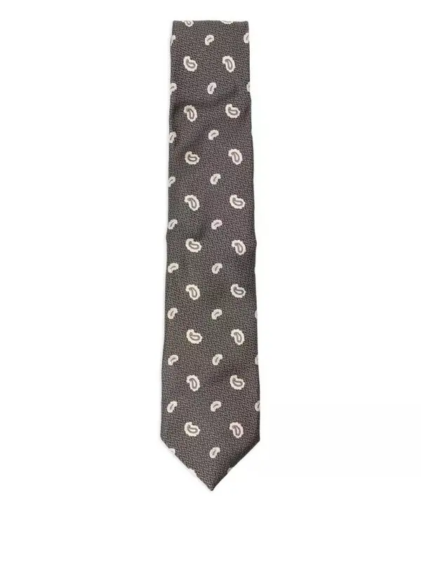 Zegna Silk Neck Tie - Grey