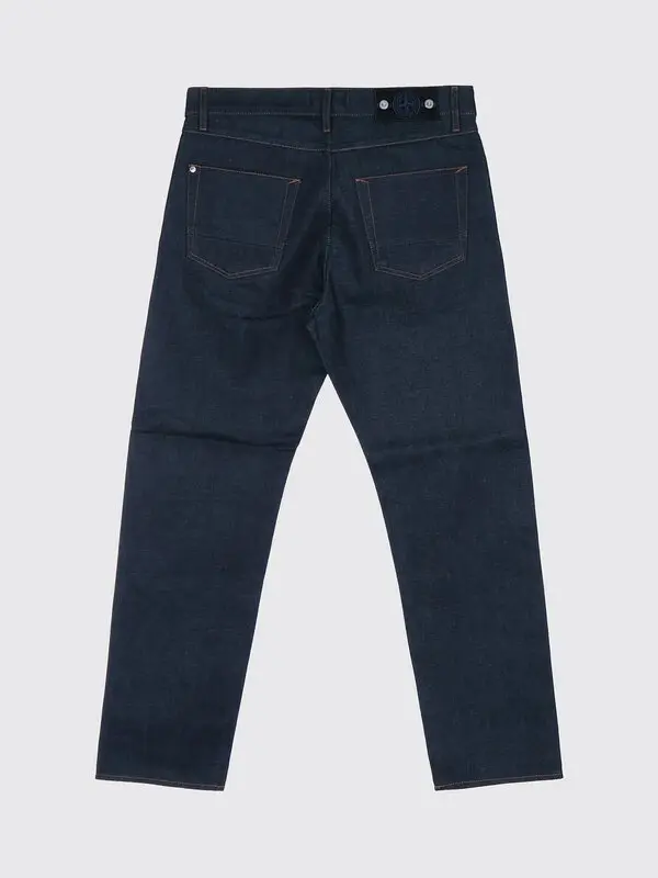 Stone Island Dark Wash Denim Jeans - Blue