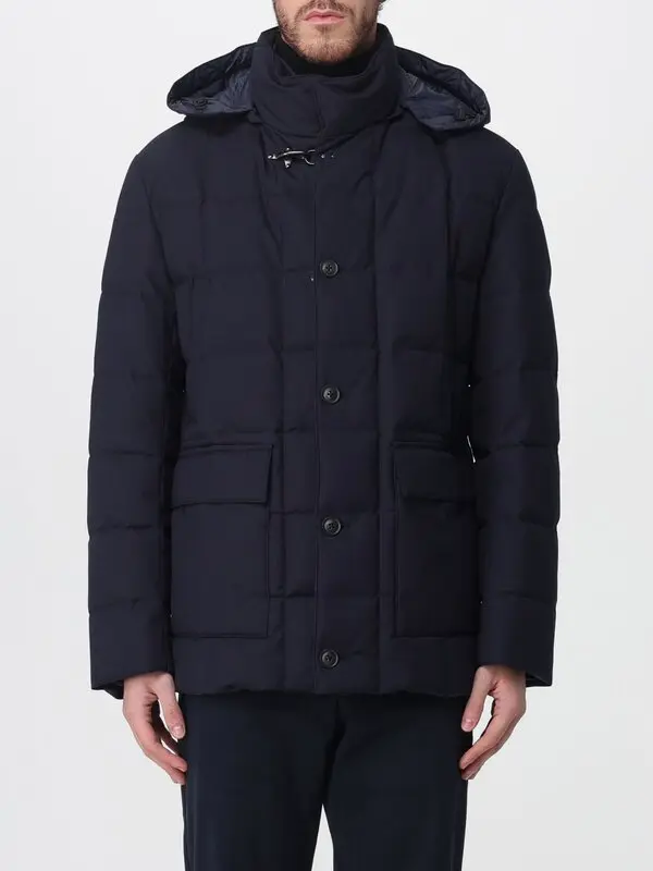 FAY Quilted Down Jacket With Hood
