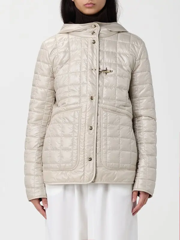 FAY Quilted Jacket - Pearl