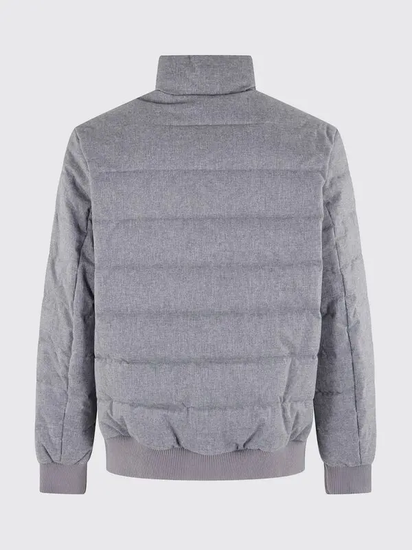 SAVE THE DUCK Quilted Zip-up Jacket - Grey