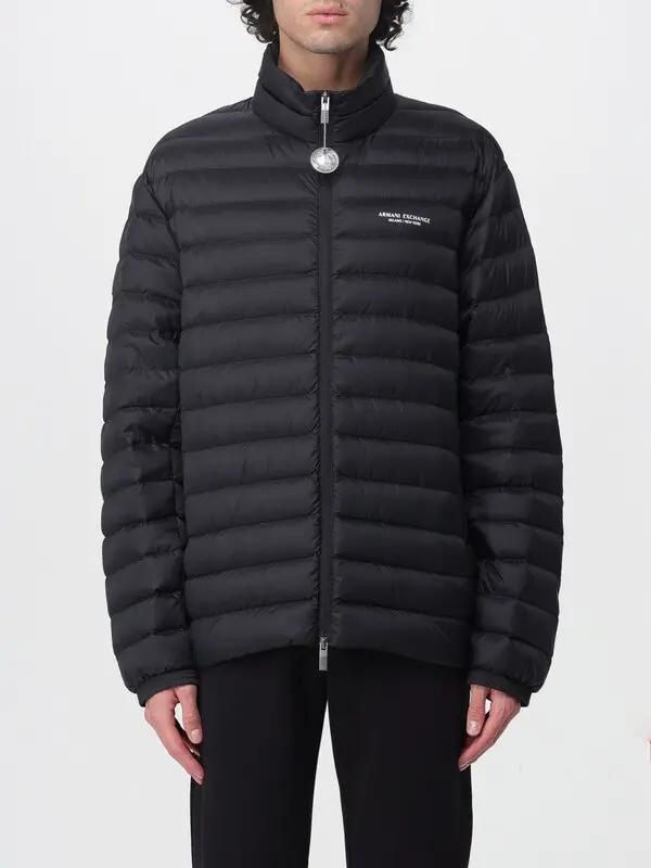Armani Exchange Puffer Jacket - Black