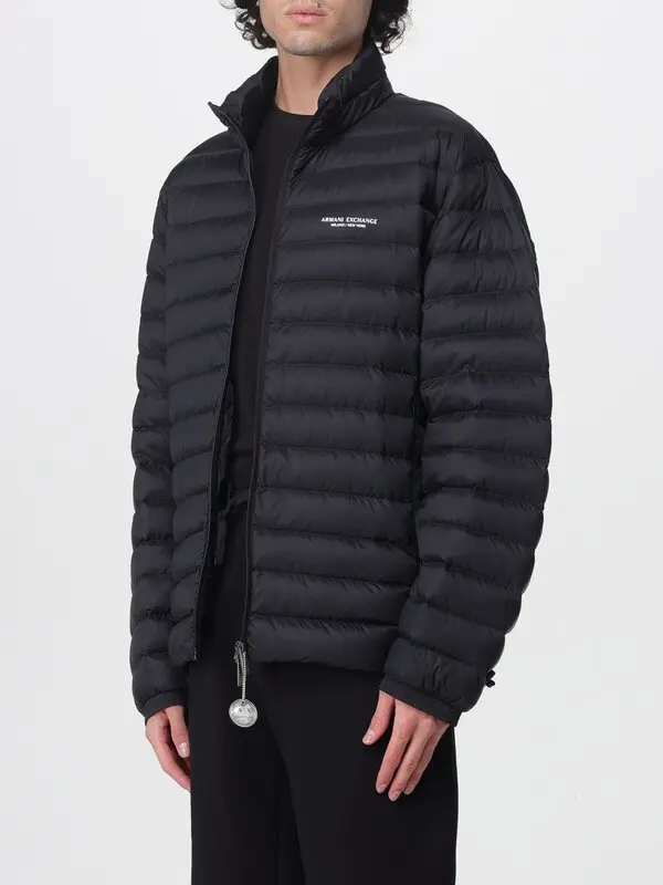 Armani Exchange Puffer Jacket - Black