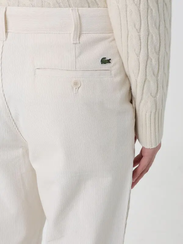 Lacoste Trousers - Yellow Cream