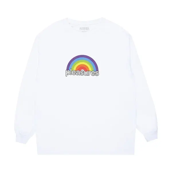 PLEASURES Good Time Long-sleeve T-shirt - White