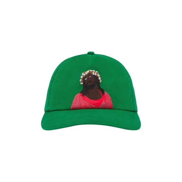 DENIM TEARS Black Jesus' Cap - Green