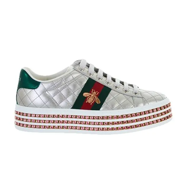 Gucci Ace Sneakers With Crystals