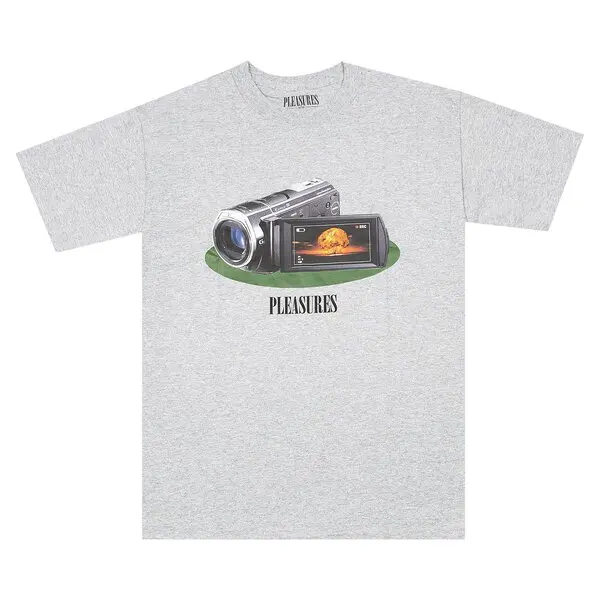 PLEASURES Recording T-shirt - Grey