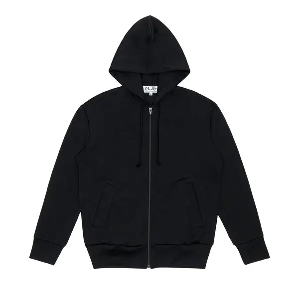 Play Comme Des Garcon Back Emblem Zip Hoodie