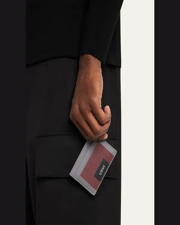 Loewe X Albers Plain Leather Cardholder