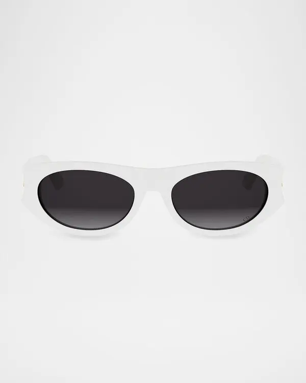Dior Diorglow B2i Oval Sunglasses - Ivory / Gr