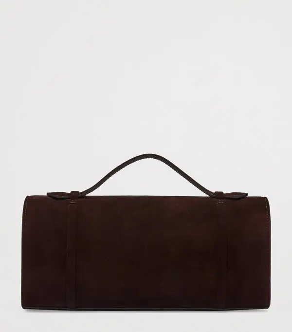 MALONE SOULIERS May Suede Clutch - Brown