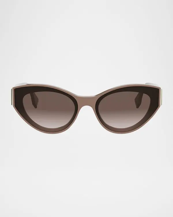 Fendi First Acetate Cat-eye Sunglasses - Shiny Ligh
