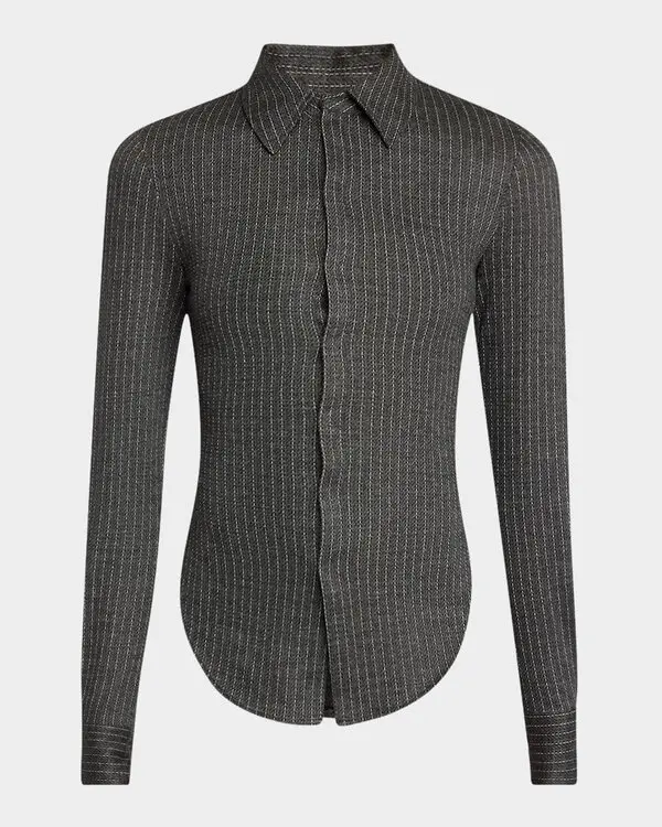 Isabel Marant Romea Pinstripe Shirt