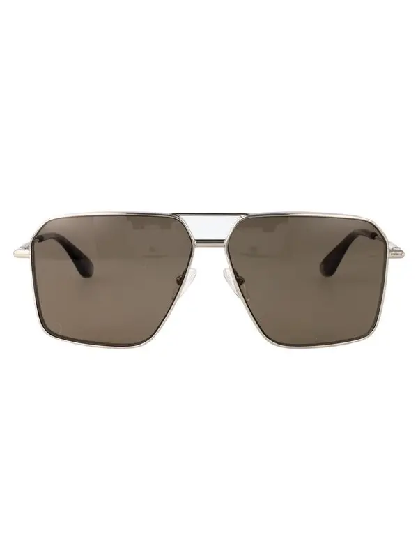 Alexander McQueen Sunglasses - Silver-silver-brown