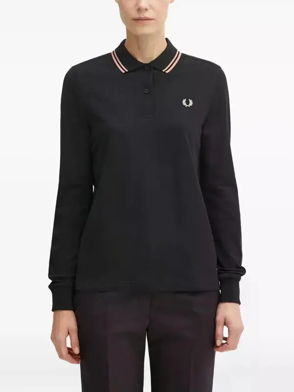 Fred Perry Logo-embroidered Polo Top