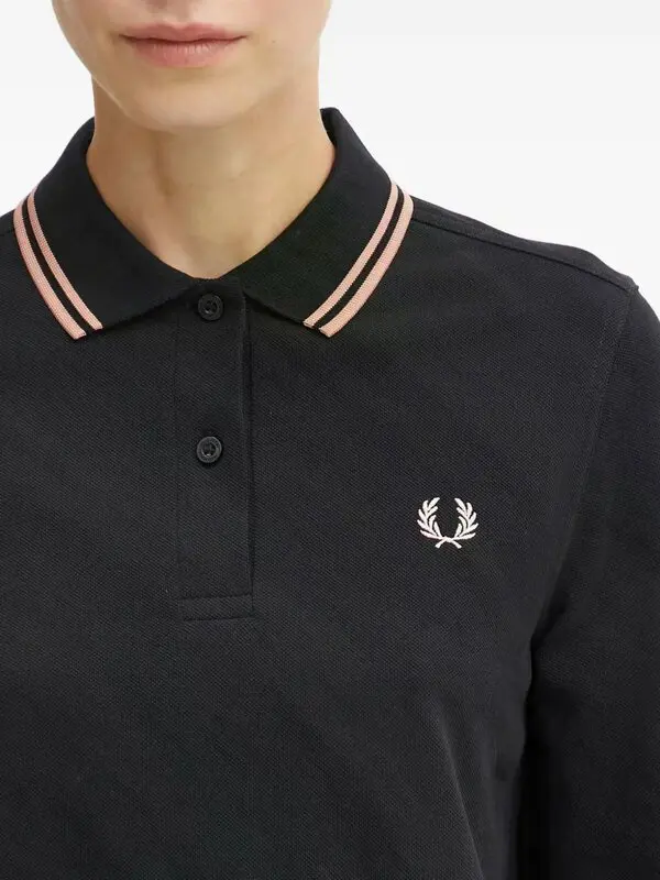Fred Perry Logo-embroidered Polo Top