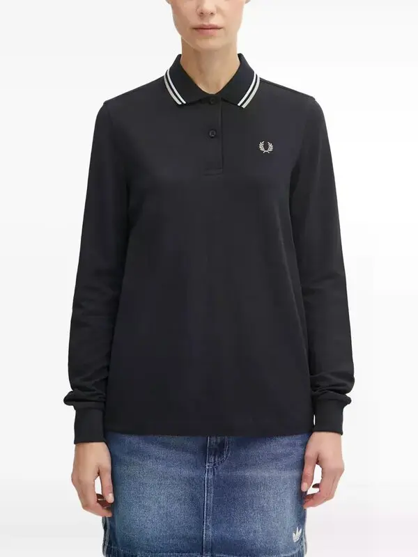 Fred Perry Logo-embroidered Polo Top