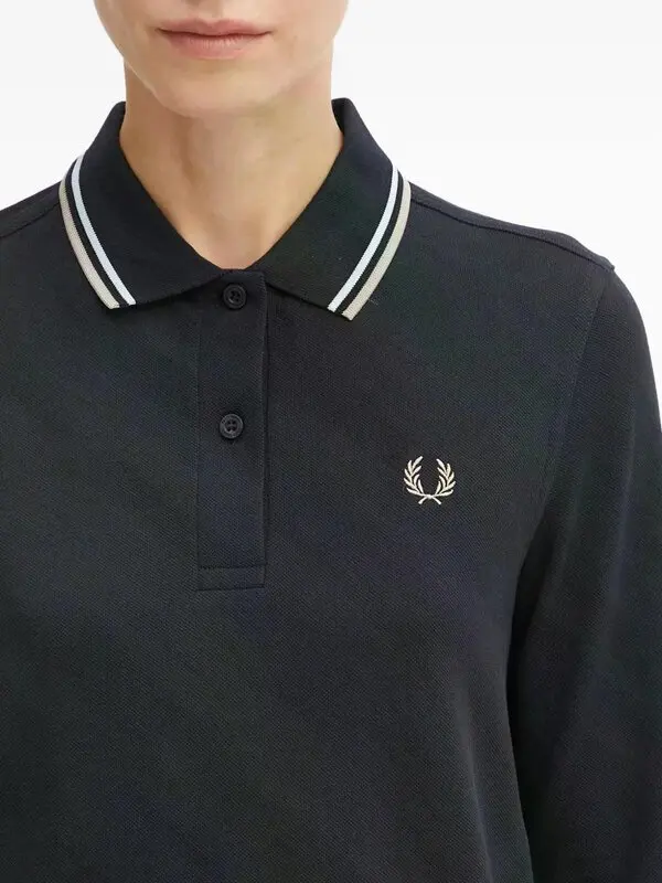 Fred Perry Logo-embroidered Polo Top