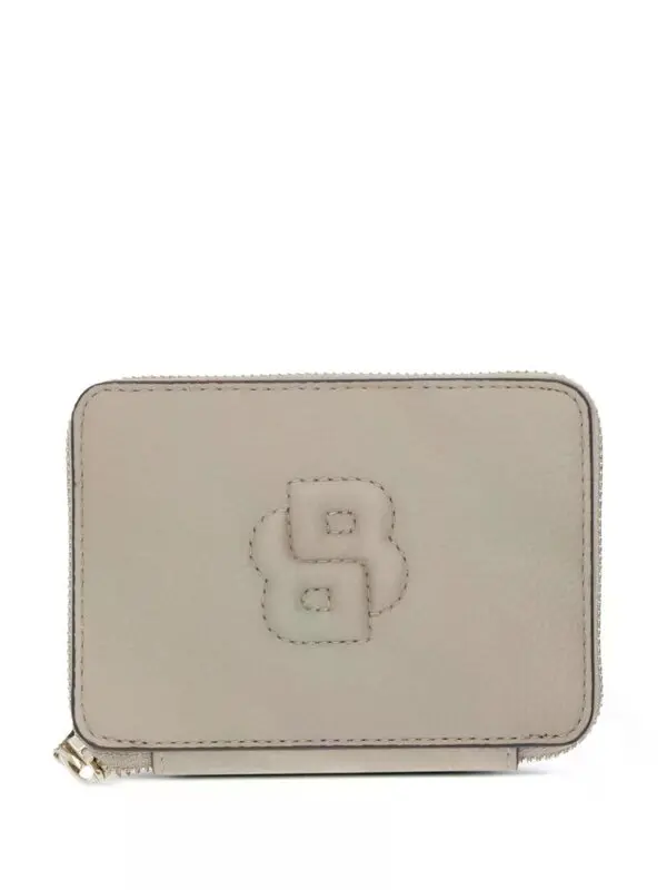 BOSS Logo-emed Wallet - Neutrals
