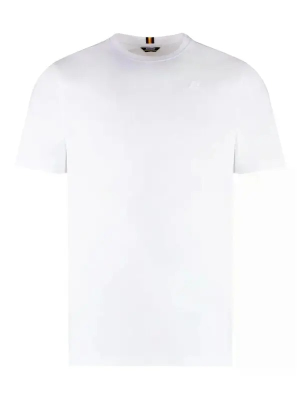 K-WAY Logo-patch T-shirt - White