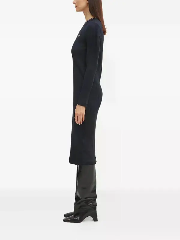 fred perry knitted dress Buy Logo-embroidered Ribbed-knit Midi - Black At 19% Off Amy winehouse