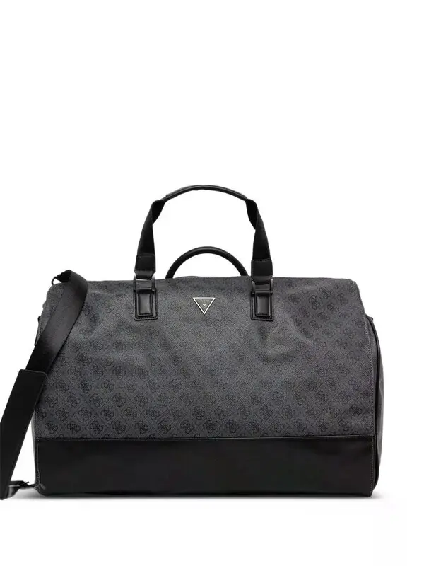 Guess Ibiza Monogram-pattern Holdall - Grey