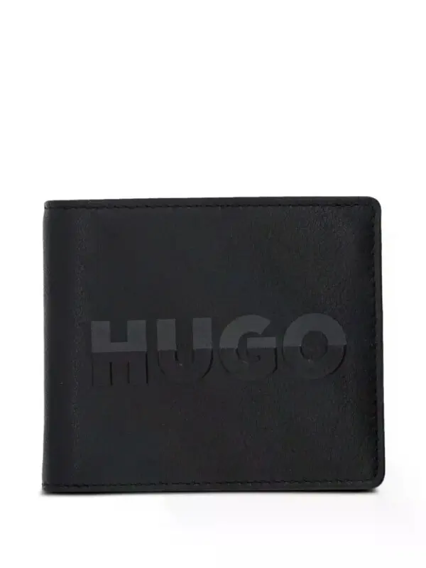 Hugo Logo-embossed Cardholder - Black