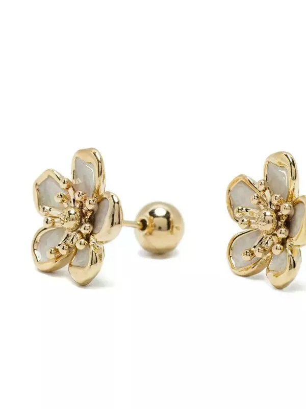 Casablanca Flower Stud Earrings