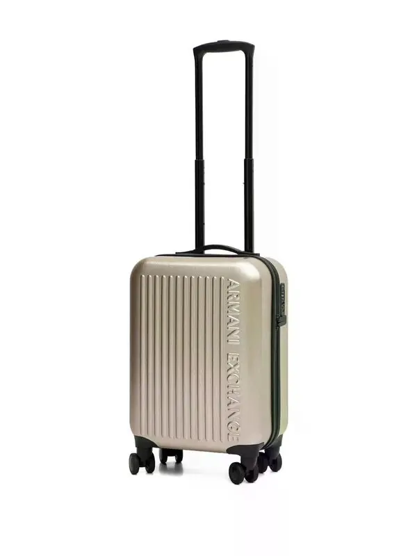 Armani Exchange Embossed Wheeled Luggage