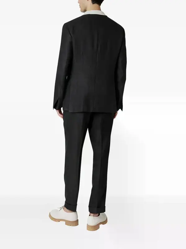 Eleventy Single-breasted Suit - Black